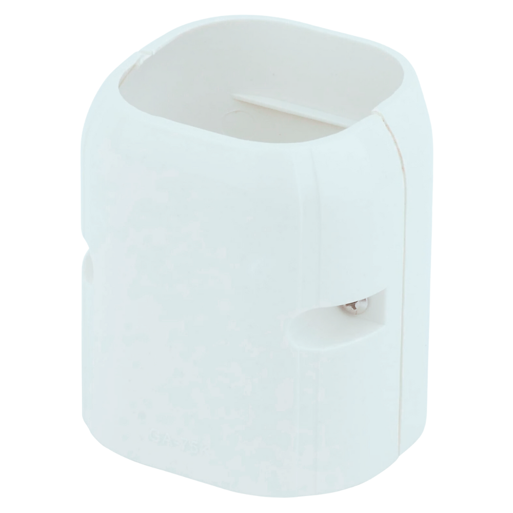 3 in. PVC Straight Duct Socket Pipe Cover Carisol-AJ-8-White | Carisol ...