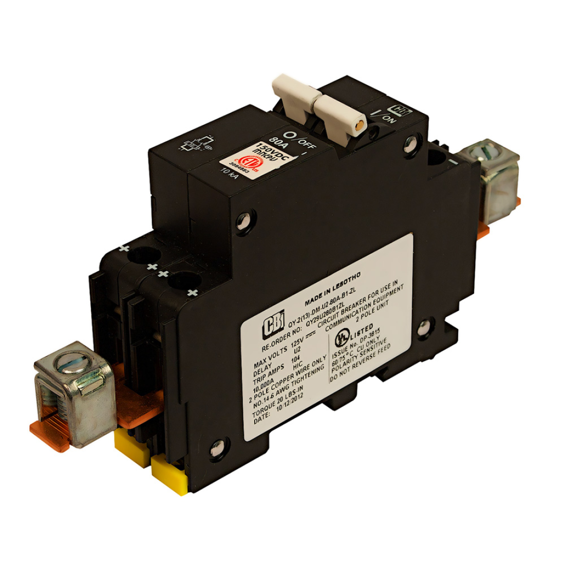100 Amp Din Rail Breakers Midnite Solar-MNEPV-100 | Carisol [Jamaica ...