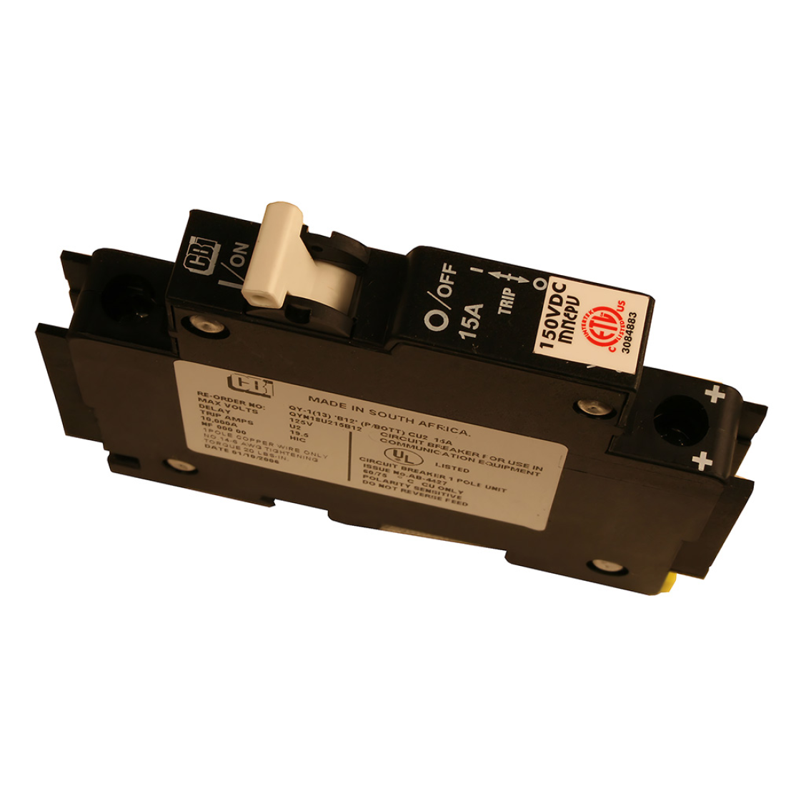 15 Amp Din Rail Breakers Midnite Solar-MNEPV-15 | Carisol [Jamaica ...