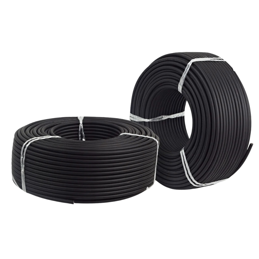 No. 6 Solar PV Double Insulated Black Wire Carisol-Black - No. 6 Awg ...