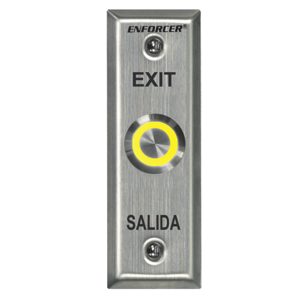 L.E.D Multicolor Vandal-Resistant Push Button and Plate Seco-Larm-SD ...