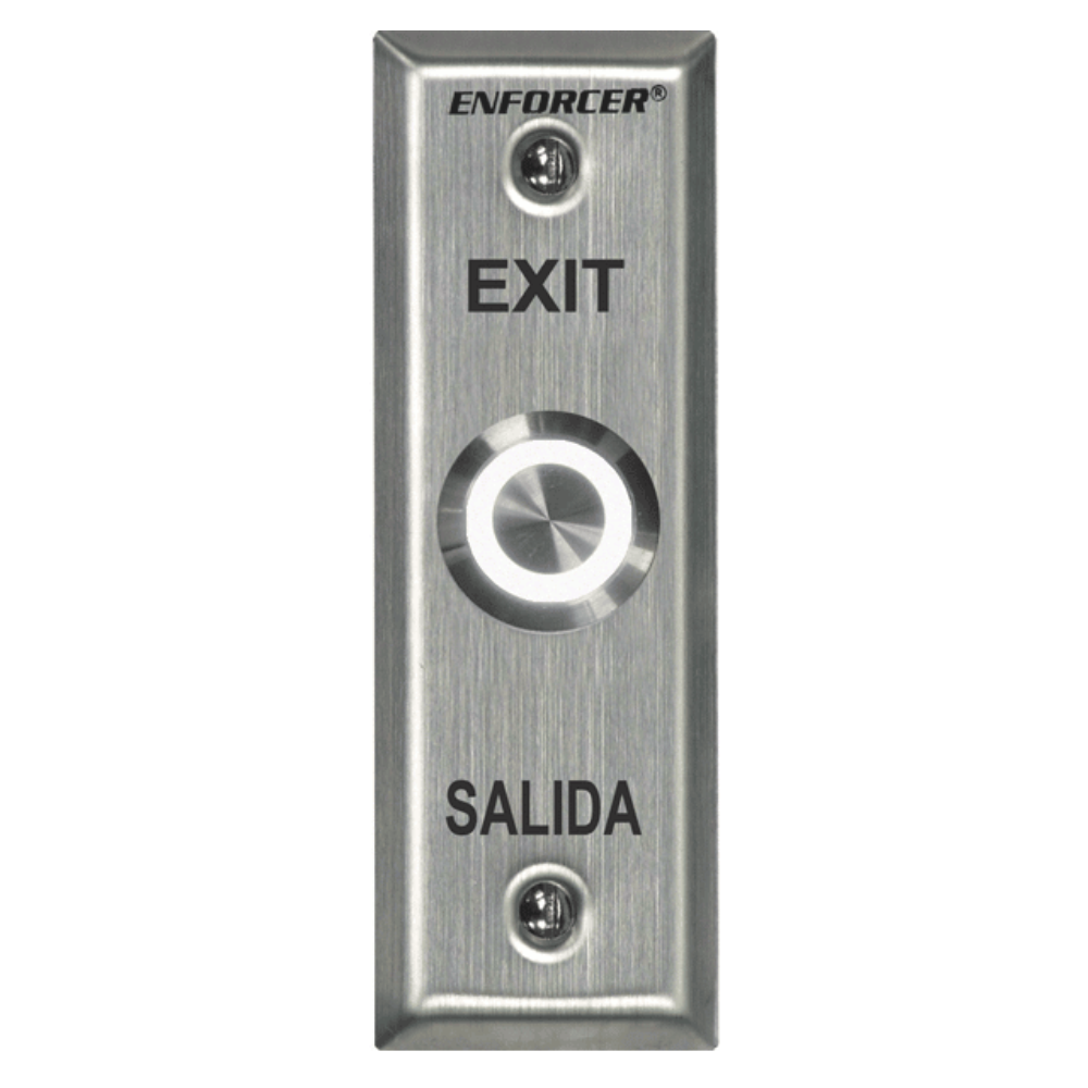 L.E.D Multicolor Vandal-Resistant Push Button and Plate Seco-Larm-SD ...