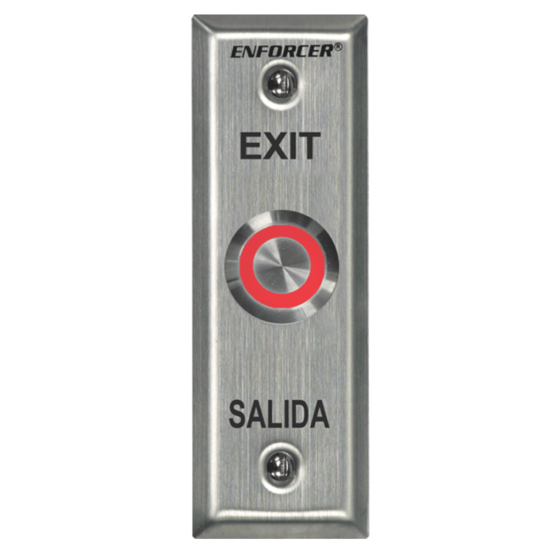 L.E.D Multicolor Vandal-Resistant Push Button and Plate Seco-Larm-SD ...