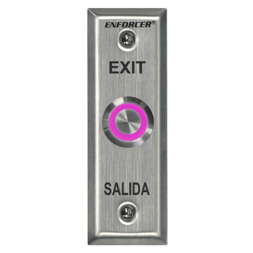 L.E.D Multicolor Vandal-Resistant Push Button and Plate Seco-Larm-SD ...