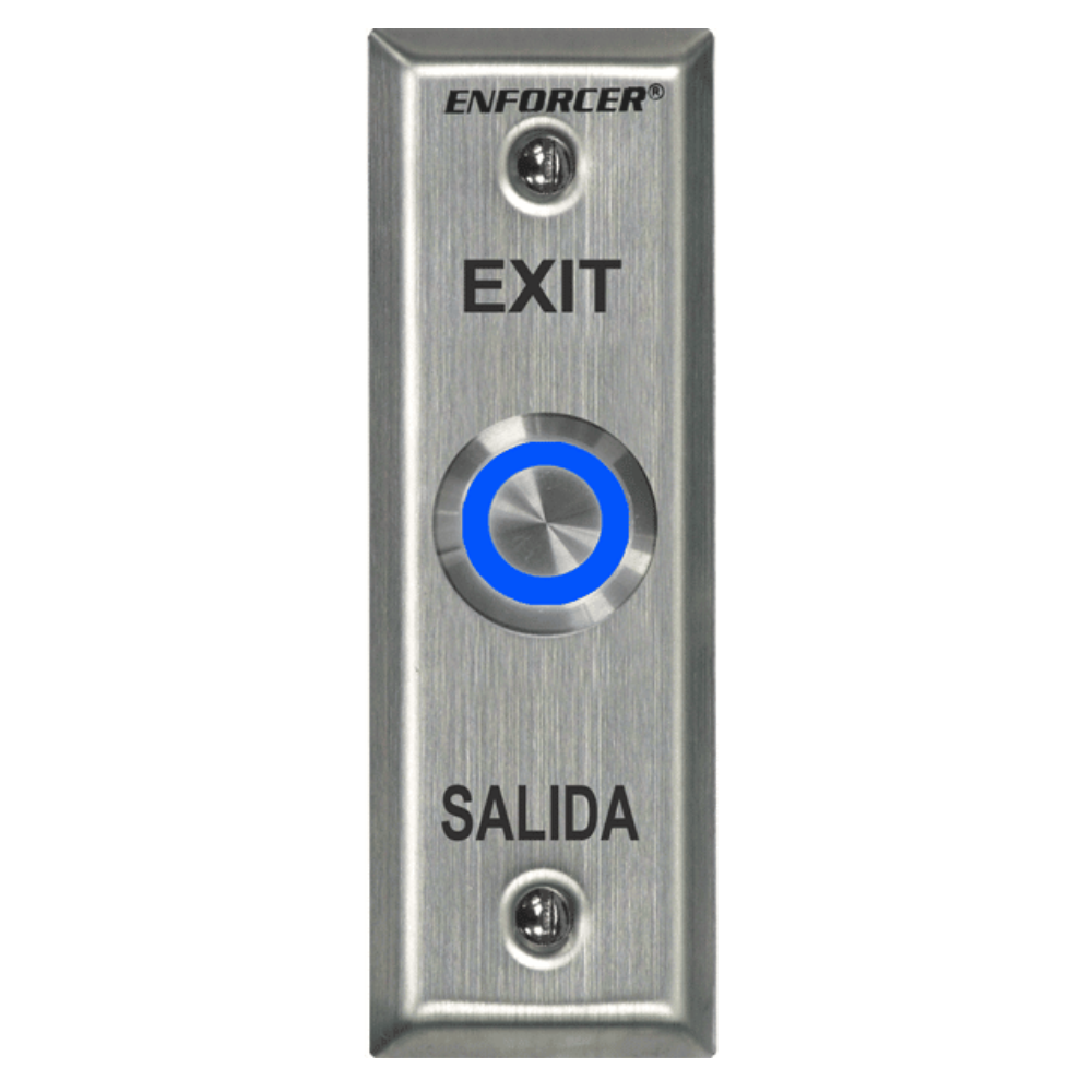 L.E.D Multicolor Vandal-Resistant Push Button and Plate Seco-Larm-SD ...