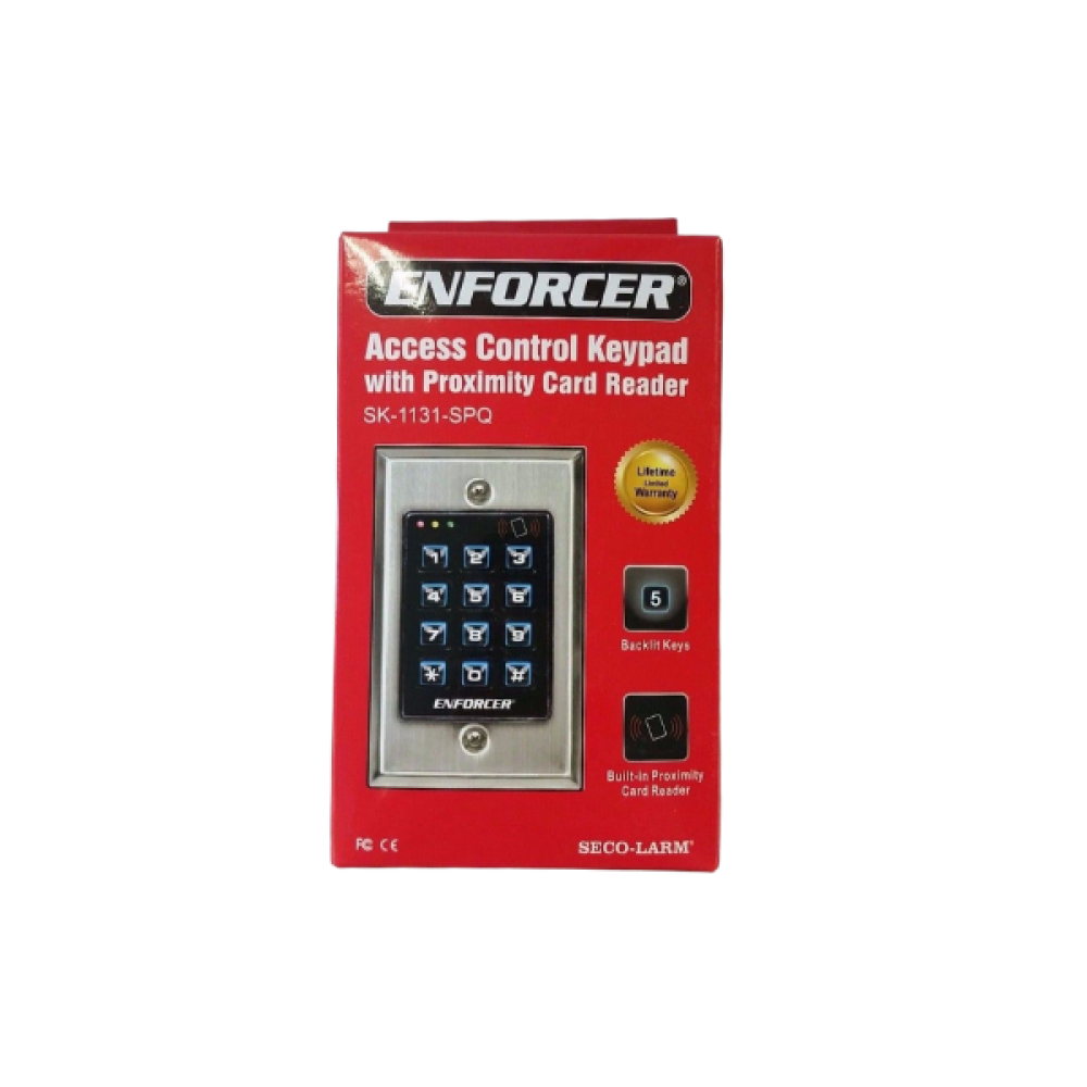 single Indoor Stand-Alone Access Control Keypad Seco-Larm-SK-1011-SDG ...
