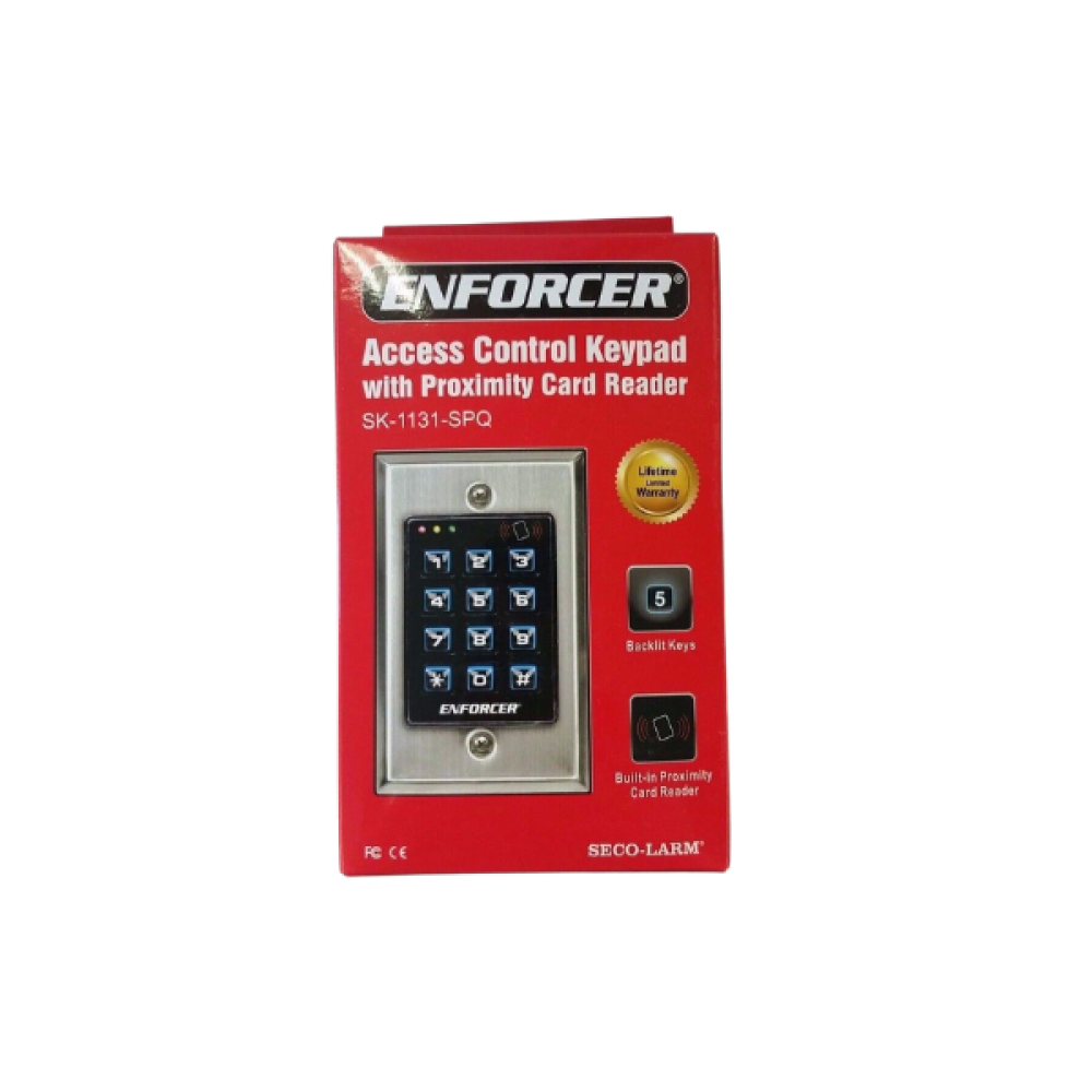 single Indoor Stand Alone Access Control Keypad with Proximity Seco-Larm-SK-1131-SPQ|Carisol ...