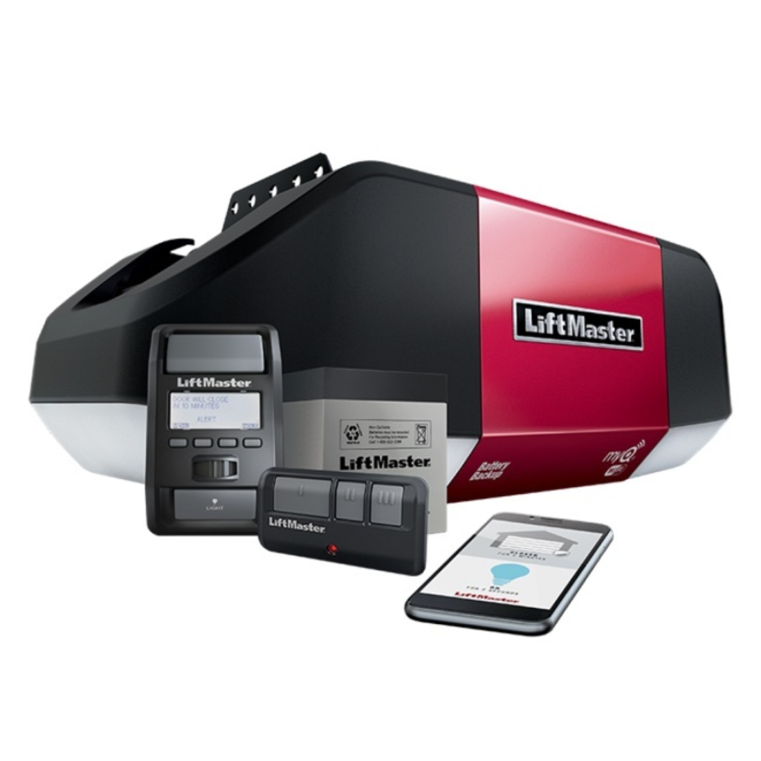 10ft. Rail Elite Series Garage Door Opener - with WiFi Liftmaster-L8550 ...