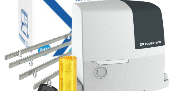 24V Sliding Gate Opener with Wi-Fi Powertech-PL1000|Carisol[Jamaica]