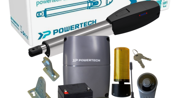 24V Single Swing Gate Opener with Wi-Fi Powertech-PW530|Carisol[Jamaica ...