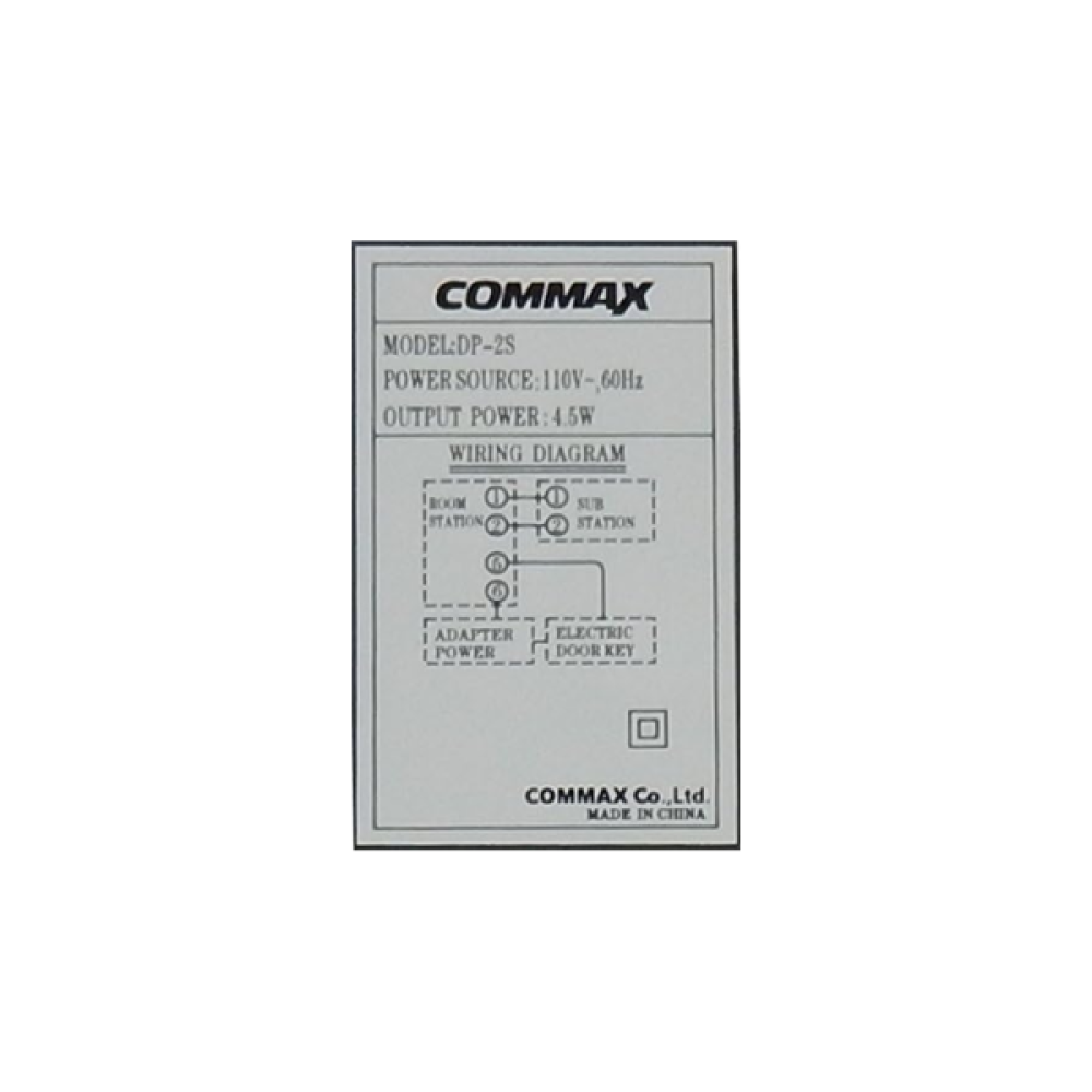 1-1 Audio Intercom Door and Room Station System Commax-DP2S - DR-201D ...