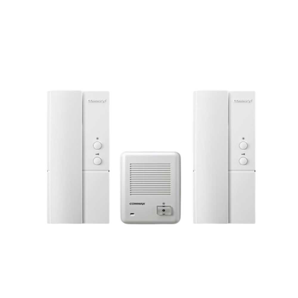 1-2 Audio Intercom Door and Dual Room Station System Commax-DPLA01 - DR201D | Carisol [Jamaica]