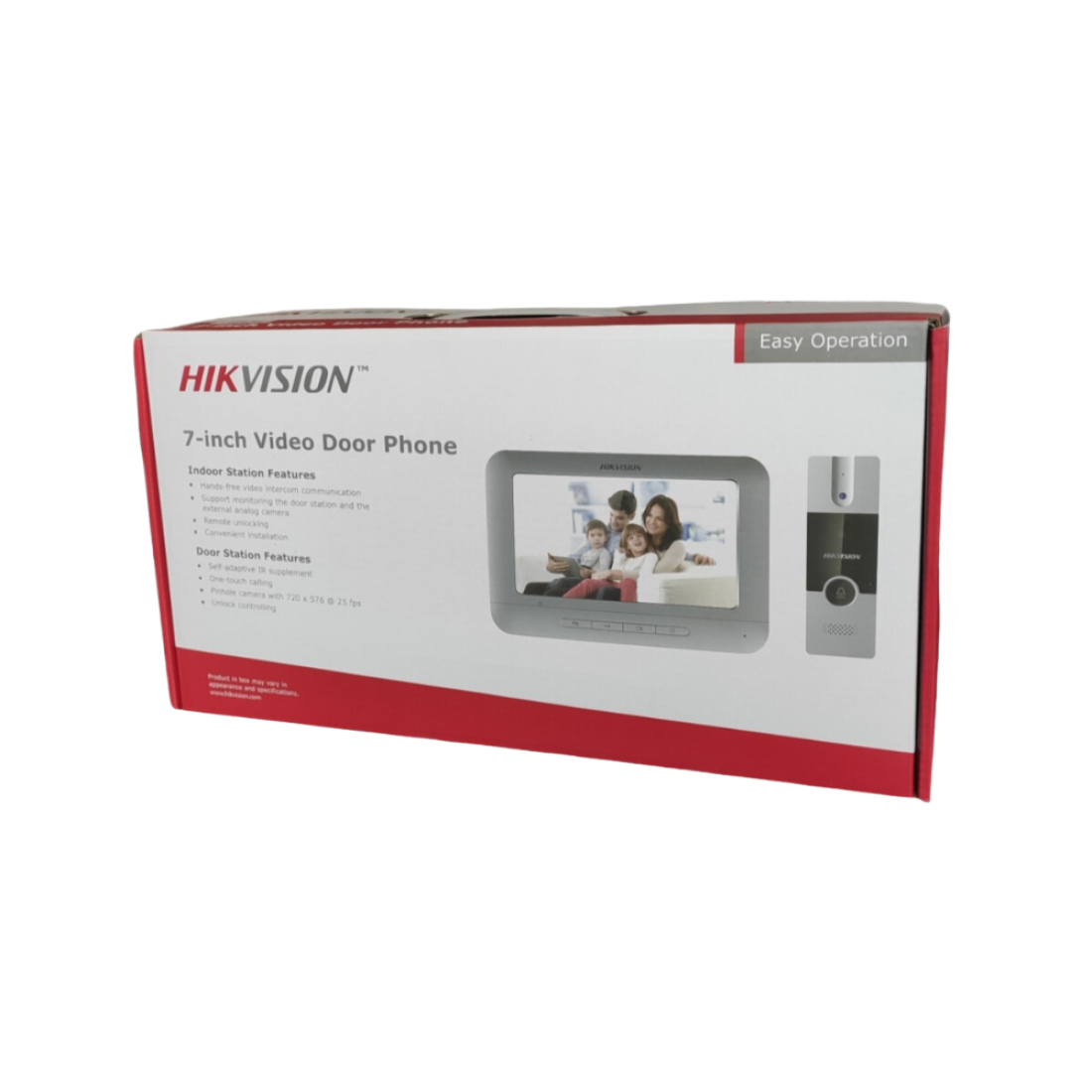 7 in. Video Intercom Door and Room Station System Hikvision-DS-KIS202 ...