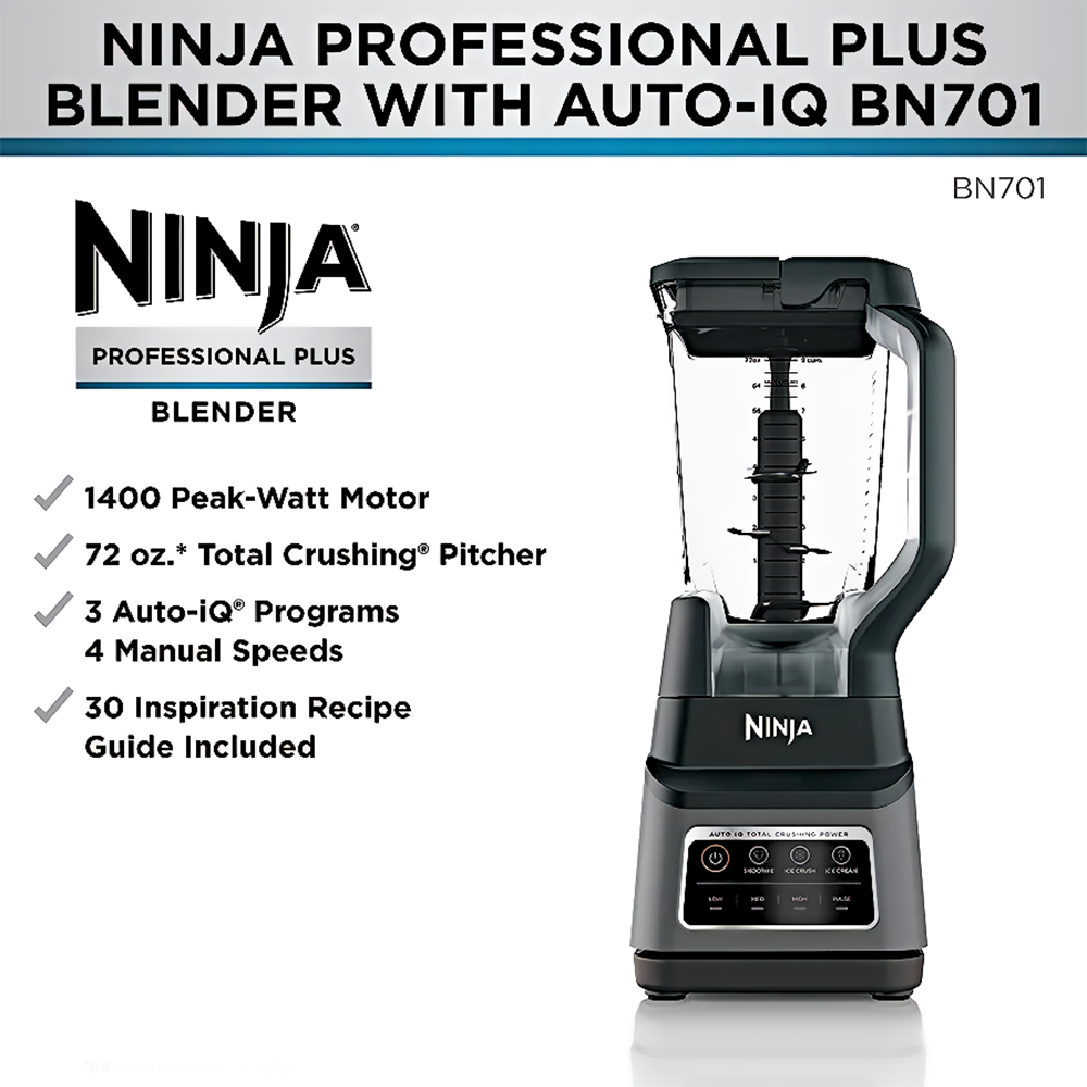 7 Speed Professional Plus Blender Ninja-BN701-NINJA|Carisol[Jamaica ...