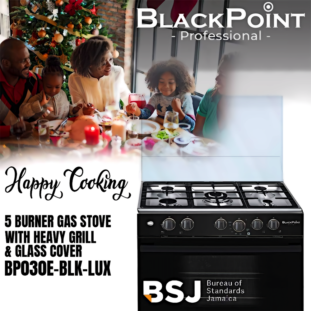 30 in. Gas Stove Blackpoint-BP030E-BLK-LUX|Carisol[Jamaica] - Carisol ...