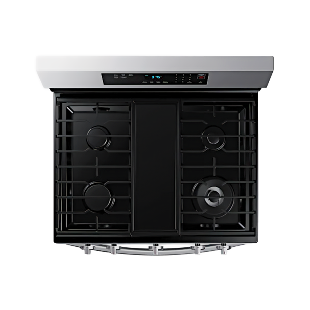 30 in. Gas Stove with Air Fryer and Wi-Fi Samsung-NX60A6715SS-AP ...
