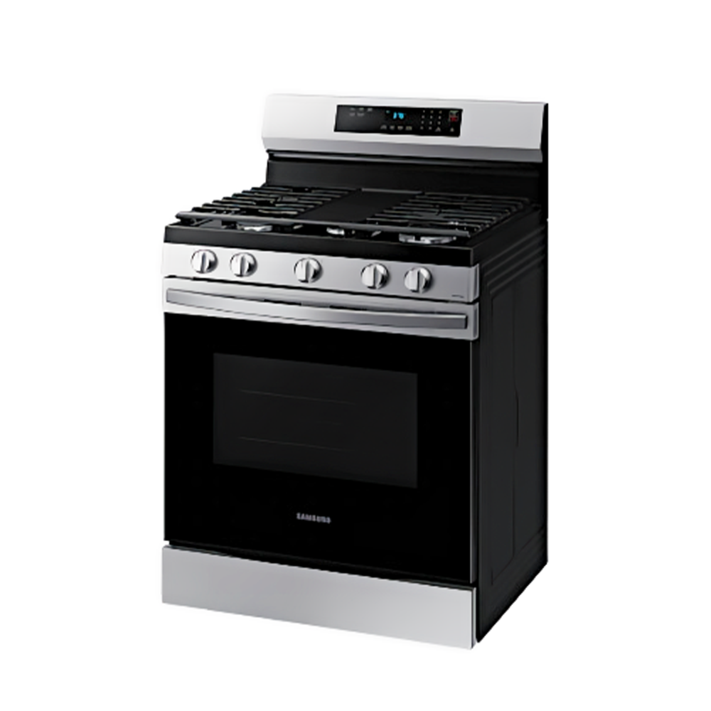 30 in. Gas Stove with Air Fryer and Wi-Fi Samsung-NX60A6715SS-AP ...