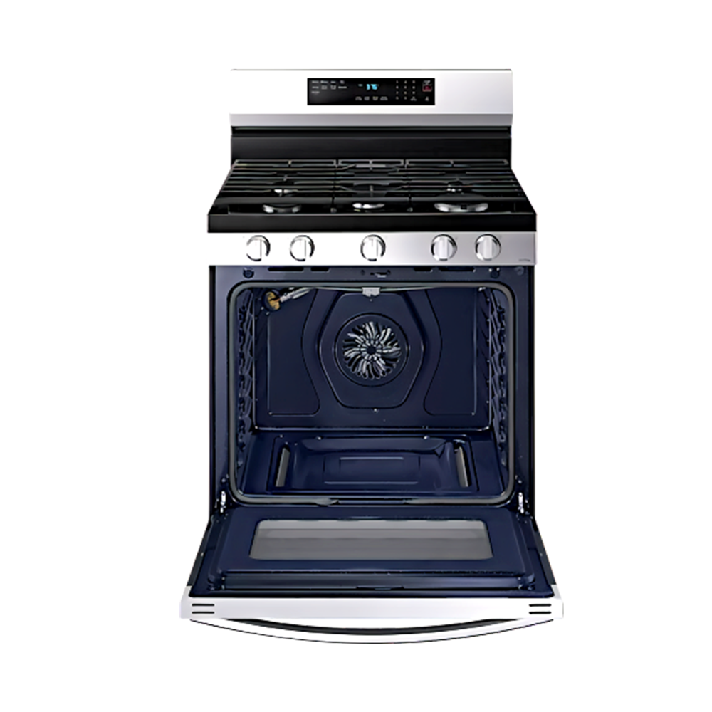 30 in. Gas Stove with Air Fryer and Wi-Fi Samsung-NX60B6515SS-AP ...
