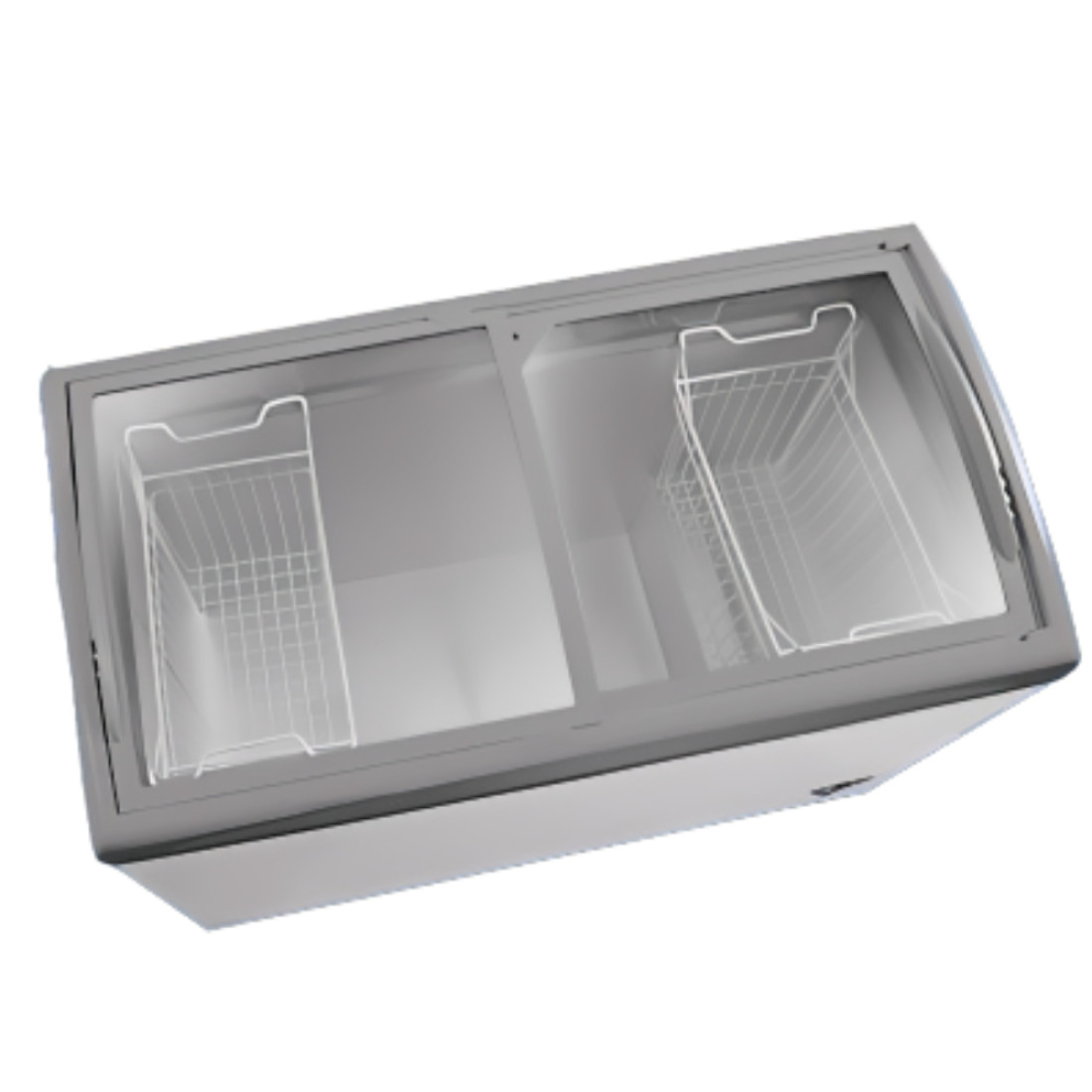 11 Cu. Ft Curved Ice Cream Freezer Blackpoint-|Carisol[Jamaica ...