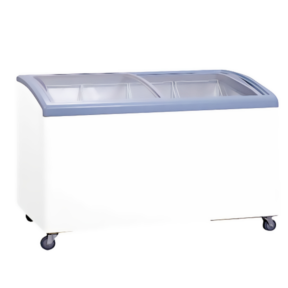 14 Cu. Ft Curved Glass Ice Cream Freezer Blackpoint-BP14-SHOW-STOPPER ...