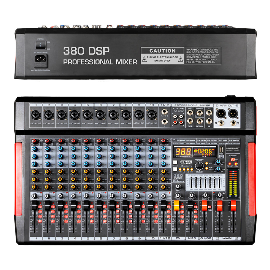 12 CH SOUND BLAST MIXER SOUNDBLAST-SB-BEST-MIXER|Carisol[Jamaica]