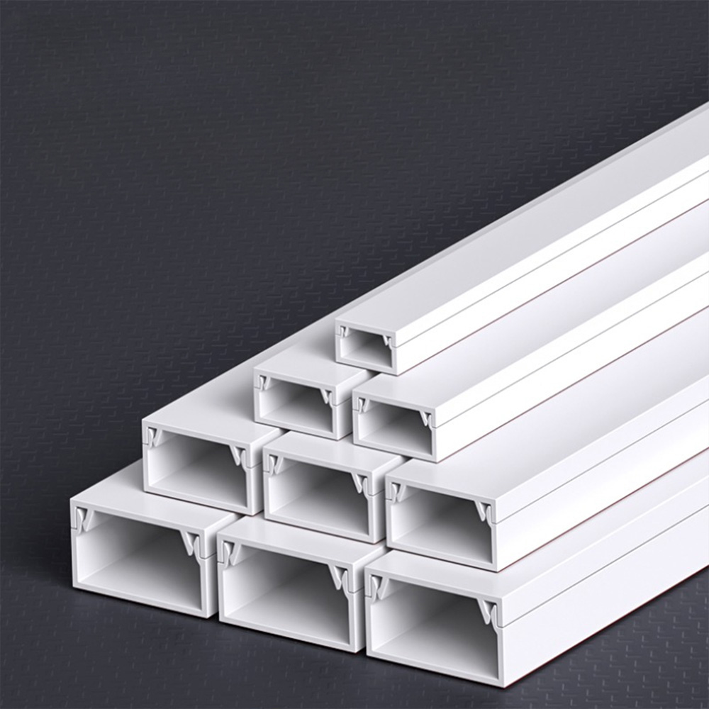 10 mm x 15 mm Raceway Trunking Carisol-Electrical 1-4 x 1-2 x 10 White ...