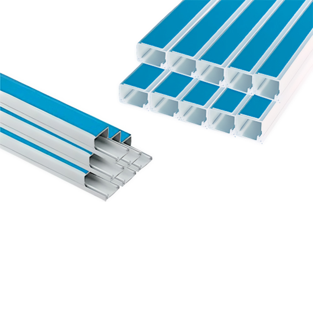 16 mm x 16 mm Raceway Trunking Carisol-Electrical 1-2 x 1-2 x 10 White ...