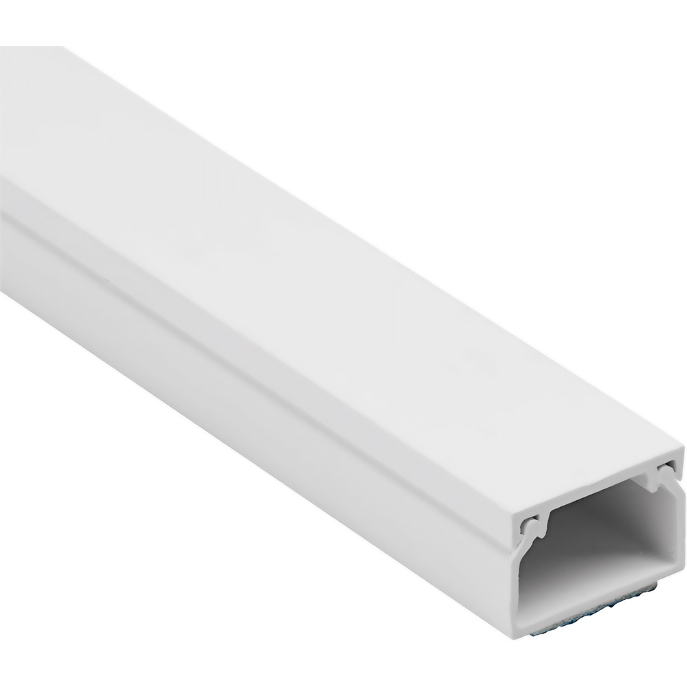16 mm x 16 mm Raceway Trunking Carisol-Electrical 1-2 x 1-2 x 10 White ...