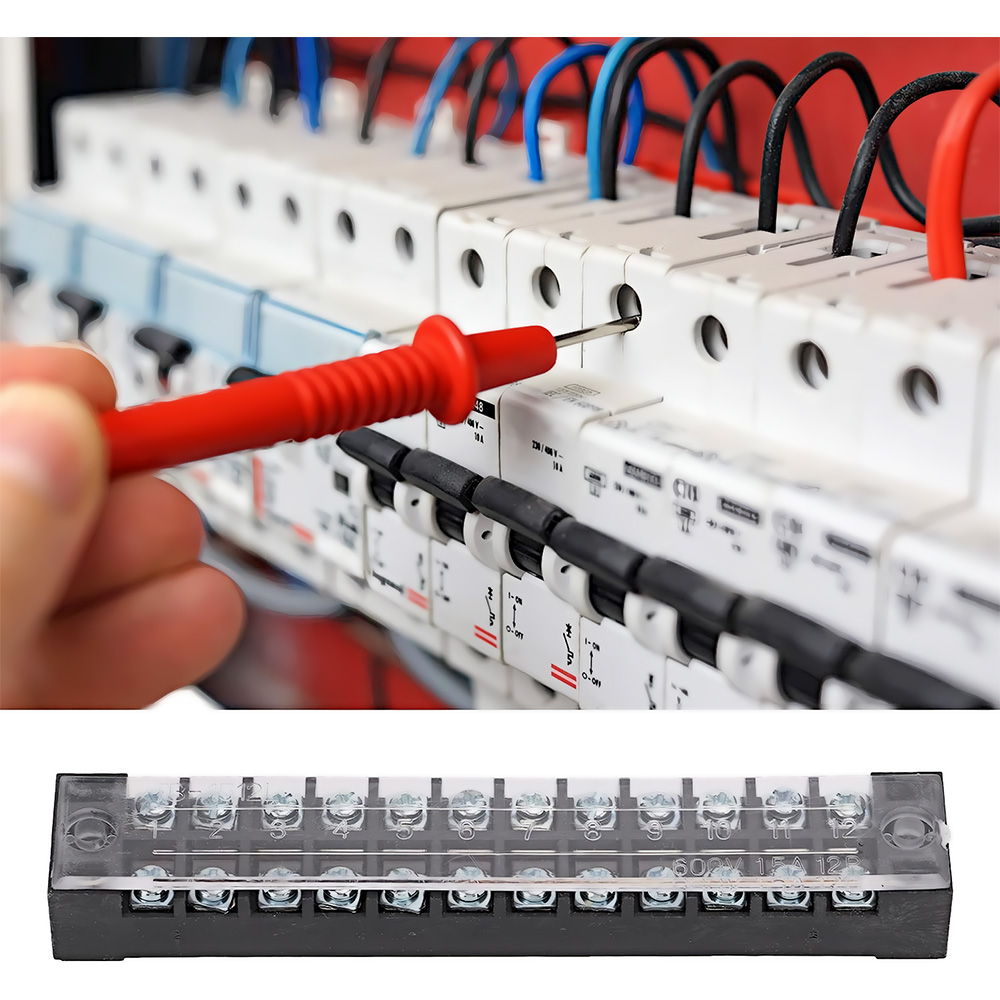 20 Amp Wire Connector Terminal Bar Carisol-Electrical PVC 12 Strip 20A ...