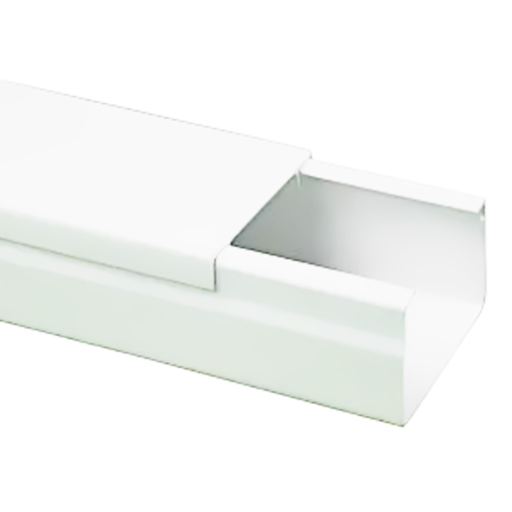 75 mm x 50 mm Raceway Trunking Carisol-Electrical 3 x 2 x 10 White ...