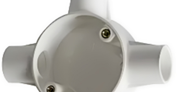 20 mm Tee Besa Box Carisol-Electrical 3-4 x 3 WAY TEE PVC BBox ...