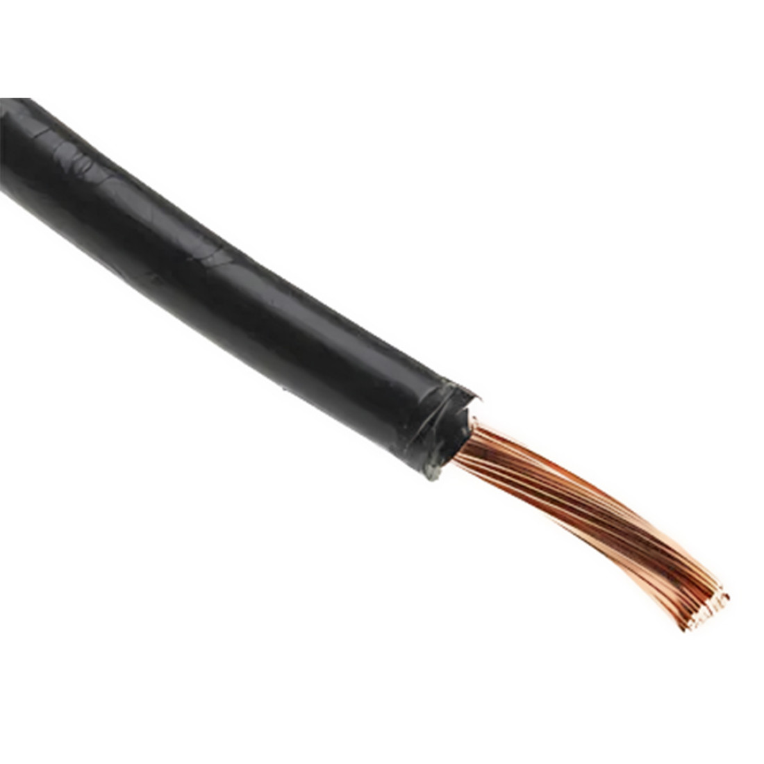 10 mm Insulated Single Wire Black Carisol-Electrical 330 ft. x 10mm AC ...