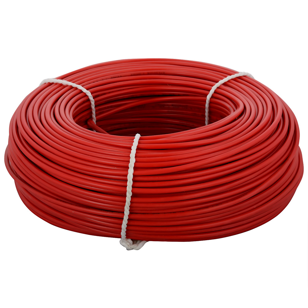 16 mm Insulated Single Wire Red Carisol-Electrical 330 ft. x 16mm AC ...
