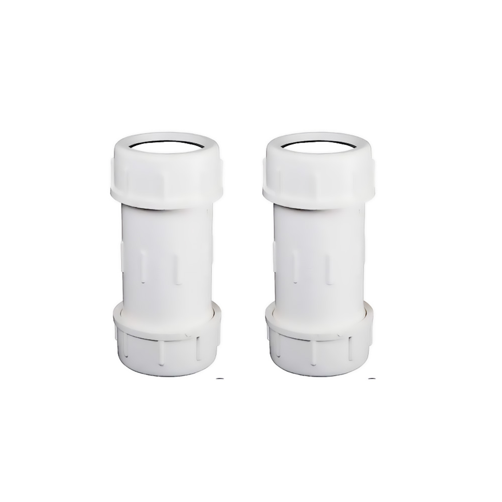 1/2 in. PVC Compression Coupler Carisol-Plumbing 1-2 in. PVC COMP ...