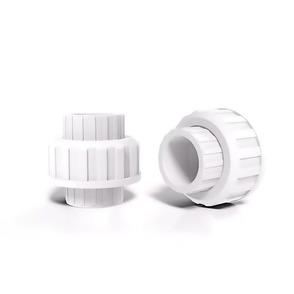 1/2 in. PVC Slip x Slip Union Carisol-Plumbing 1-2 in. PVC SxS UNION ...