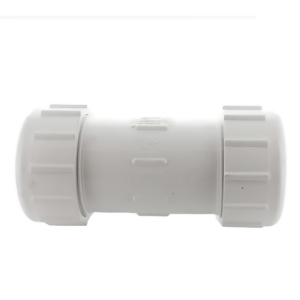 3/4 in PVC Compression Carisol-Plumbing 3-4 in. PVC COMP COUPLER ...