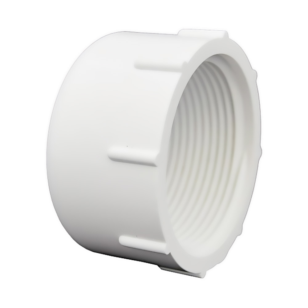 3/4 in PVC Threaded Cap Carisol-Plumbing 3-4 in. PVC THRE CAP | Carisol ...